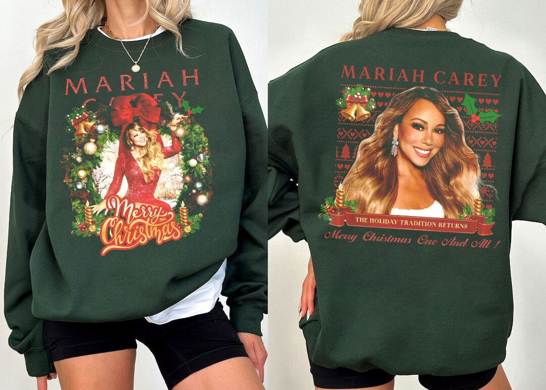 Comfort Color Mariah 2side Tshirt Mariah Xmas Carey Shirt - Etsy