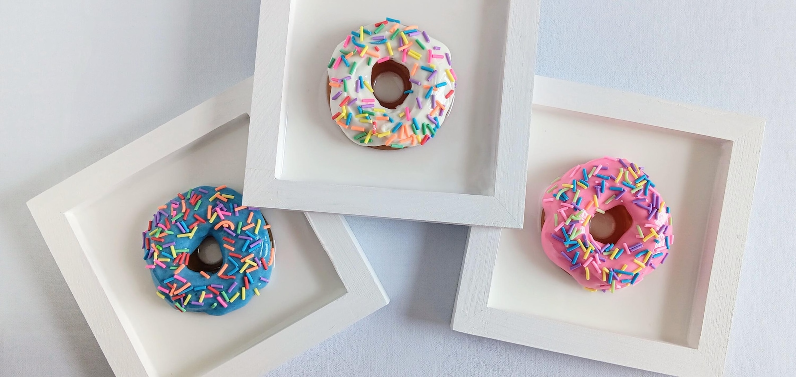 Donut Pop Art, Colorful Wall Art, Rainbow Sprinkles, Food Art ...