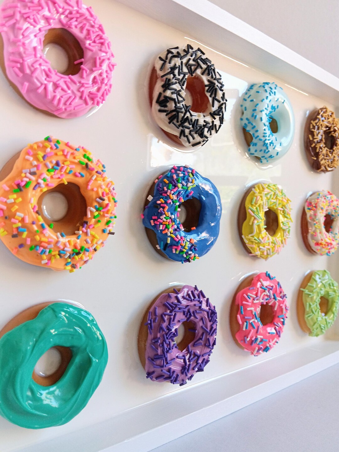 Donut Pop Art Sculpture, Donut Art, Assorted Dozen, Colorful, Food Art ...