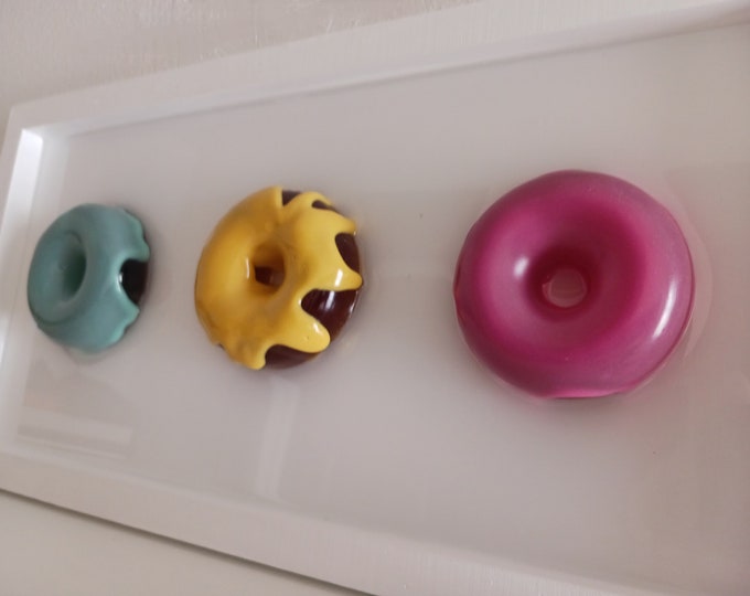 Donut Pop Art, Muted Color Palette, Donut Wall Art, Colorful Wall ...