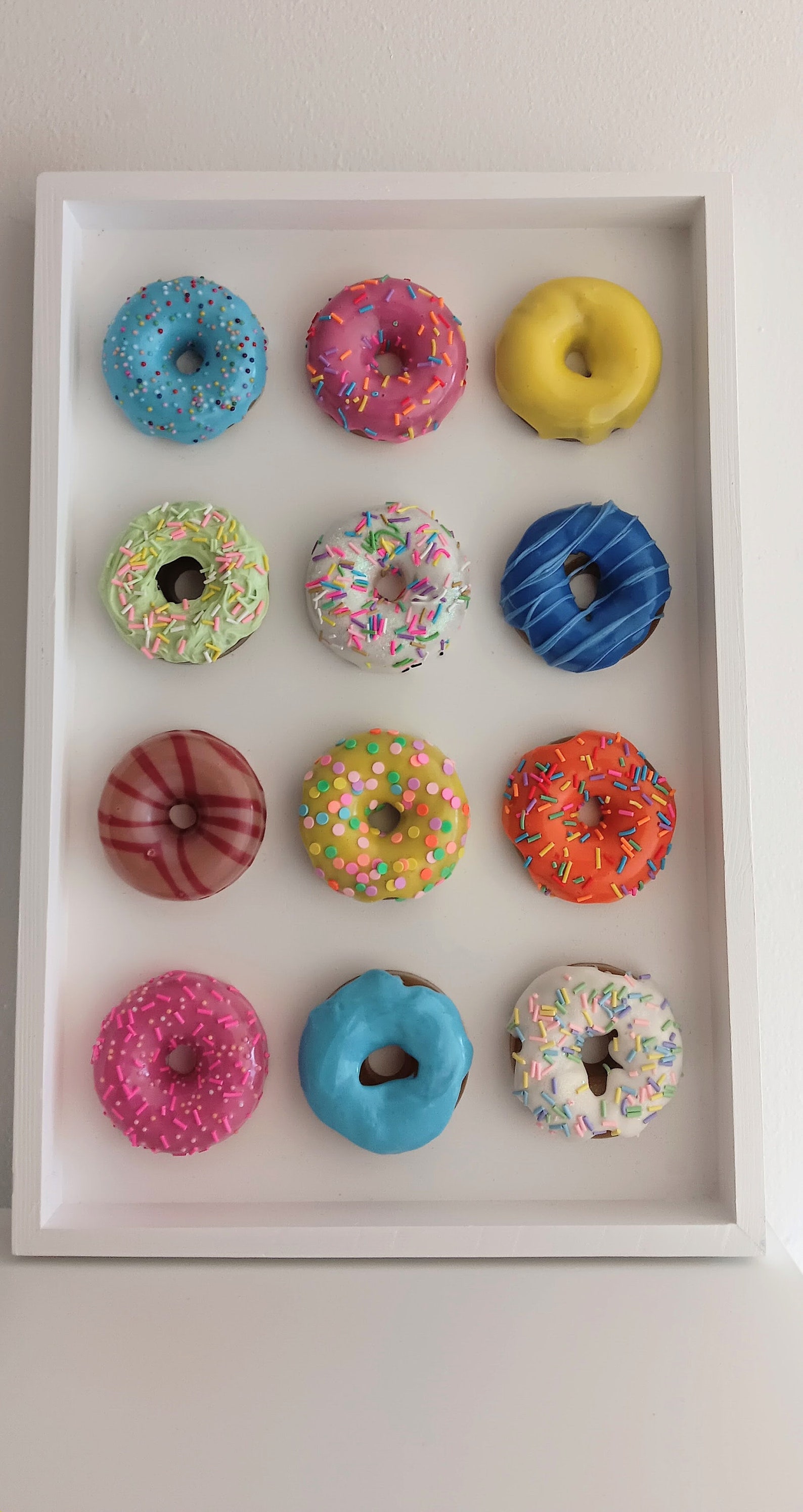 Donut Pop Art Sculpture, Donut Art, Assorted Dozen, Colorful, Food Art ...