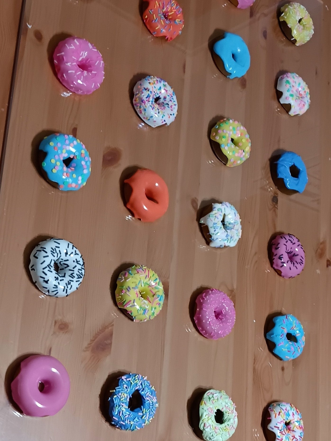 Donut Pop Art Sculpture, Colorful, Donut Wall Art, Assorted 2 Dozen ...