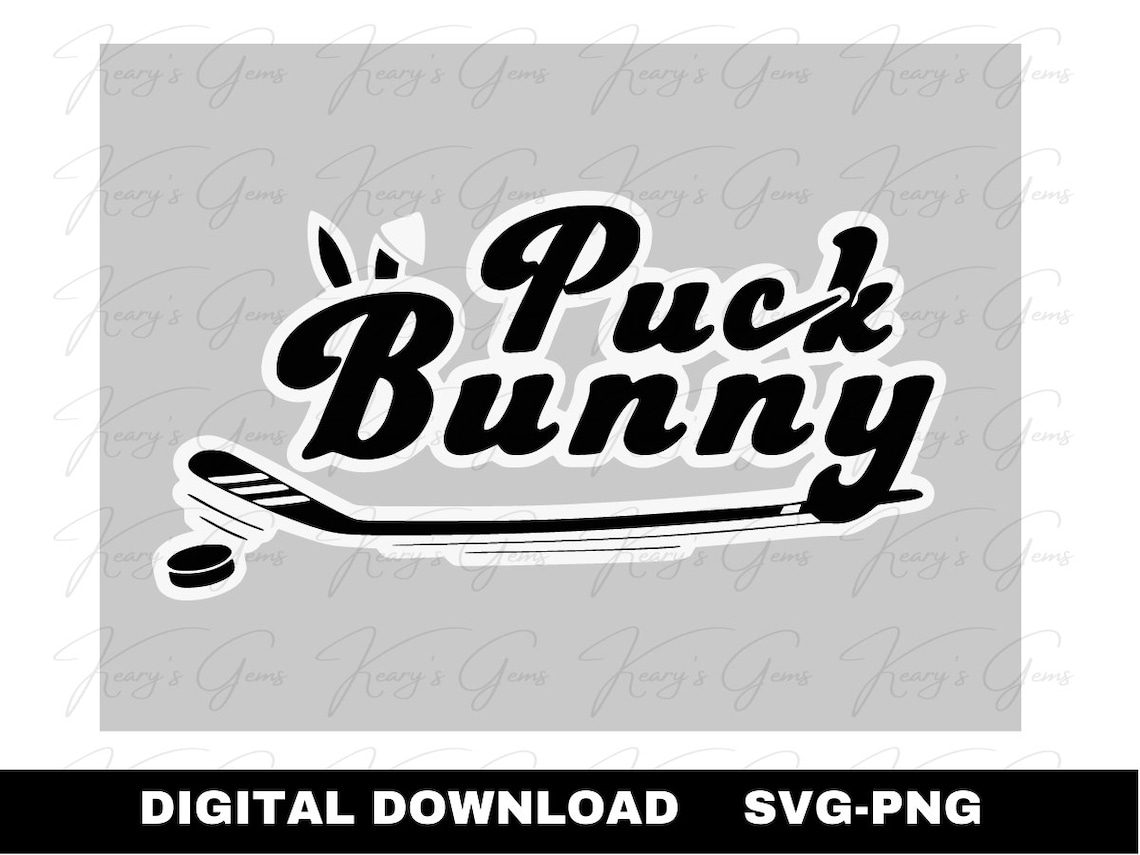 Puck Bunny SVG Puck Bunny Sweater Download Hockey Fan Hoodie - Etsy