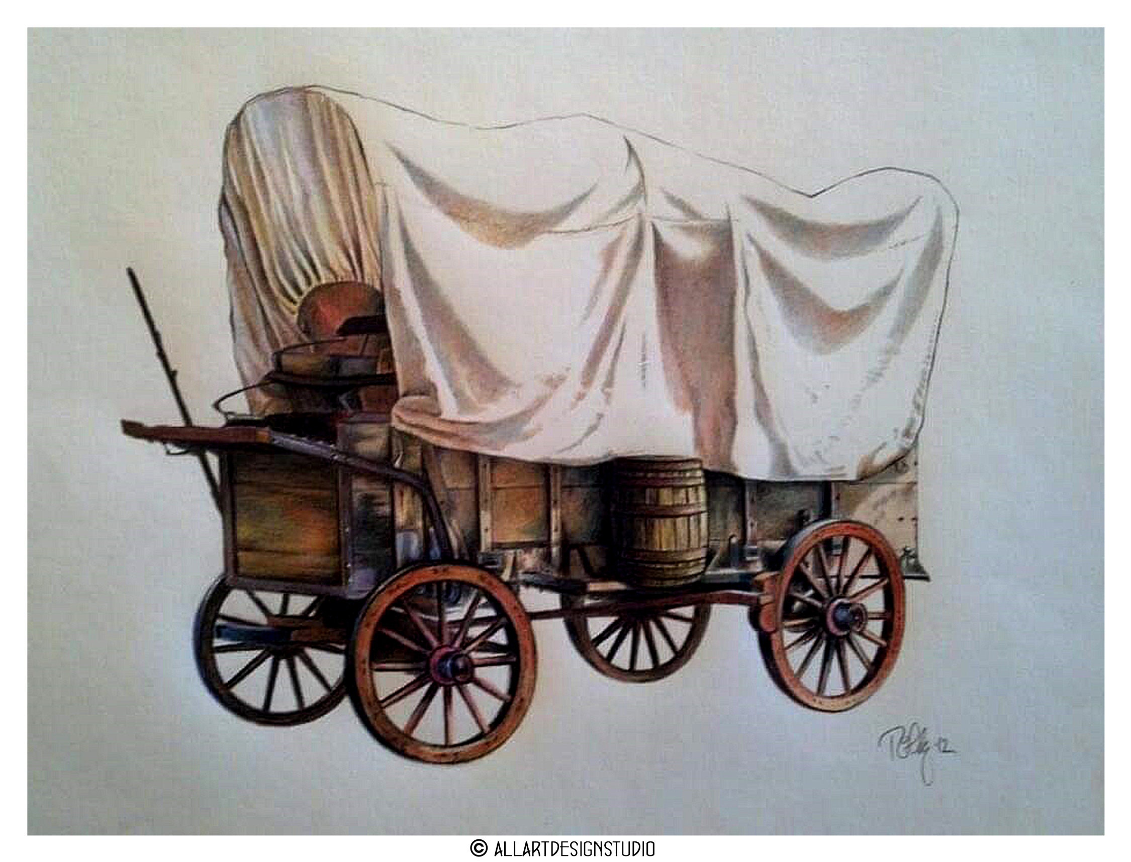 Covered Wagon - Etsy
