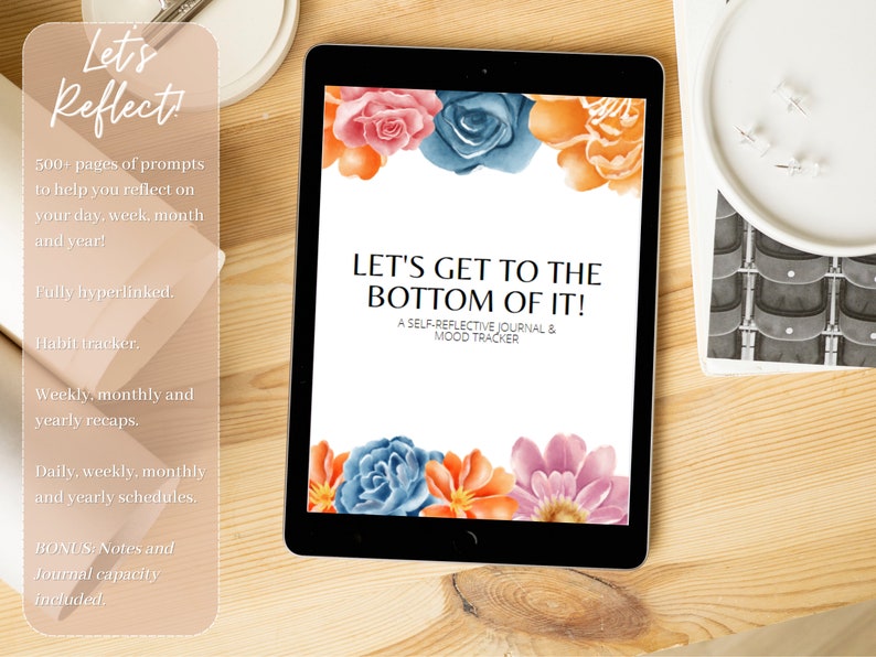 Digital Reflective Journal, Digital Journal, Digital Planner, Digital ...