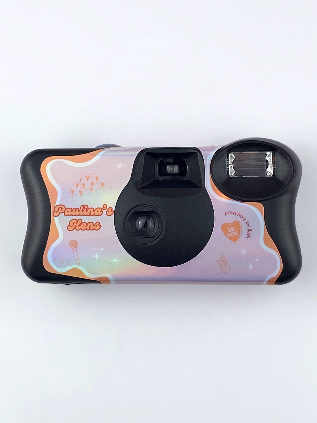 WRAP ONLY Holographic- Custom Kodak Disposable Camera Wrap - Custom ...