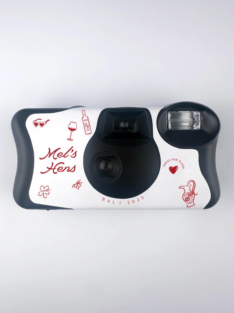 WRAP ONLY - Custom Kodak Disposable Camera Wrap - Hen's Party- Custom ...