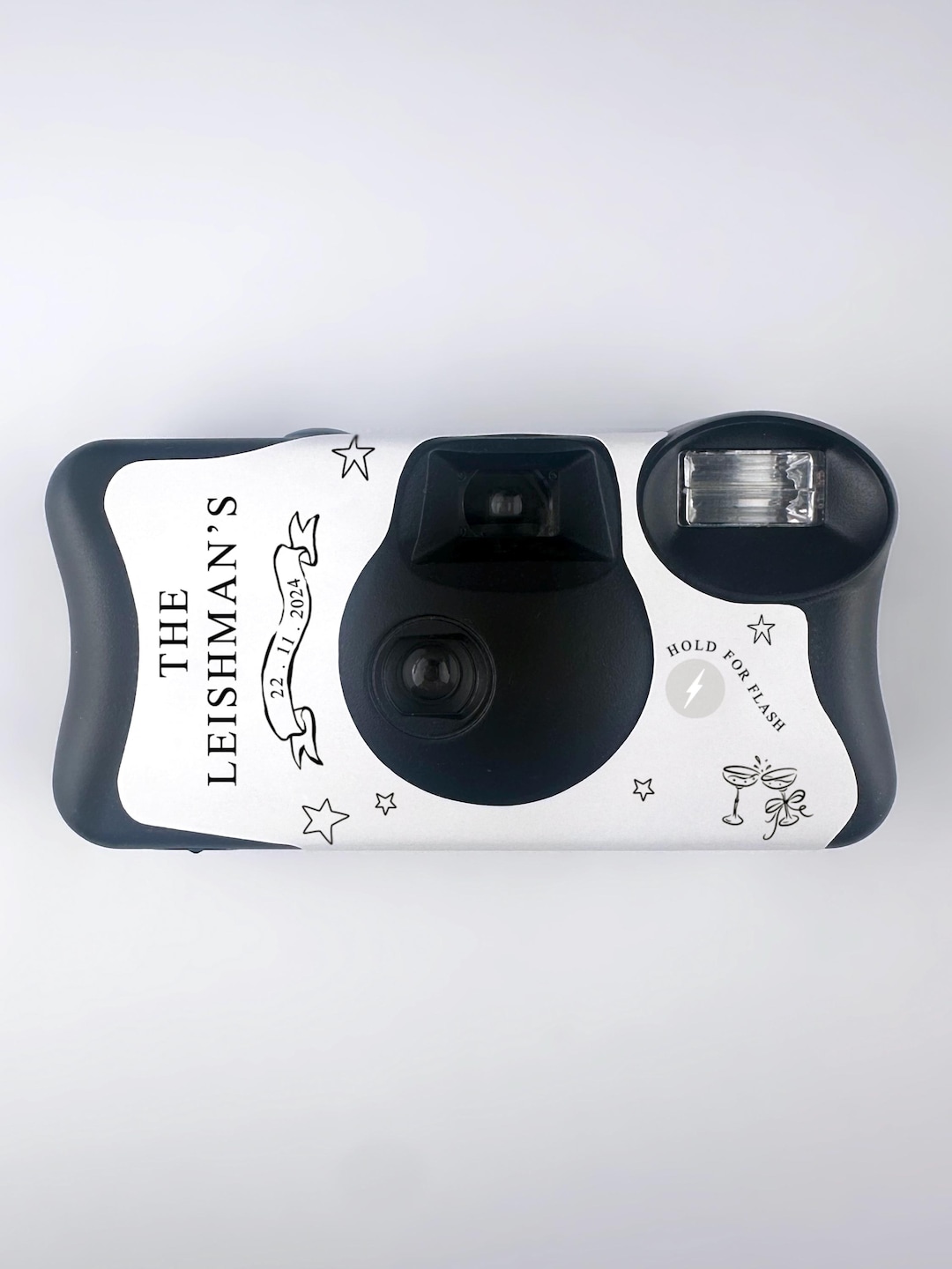 WRAP ONLY B&w- Custom Kodak Disposable Camera Wrap - Custom Camera ...