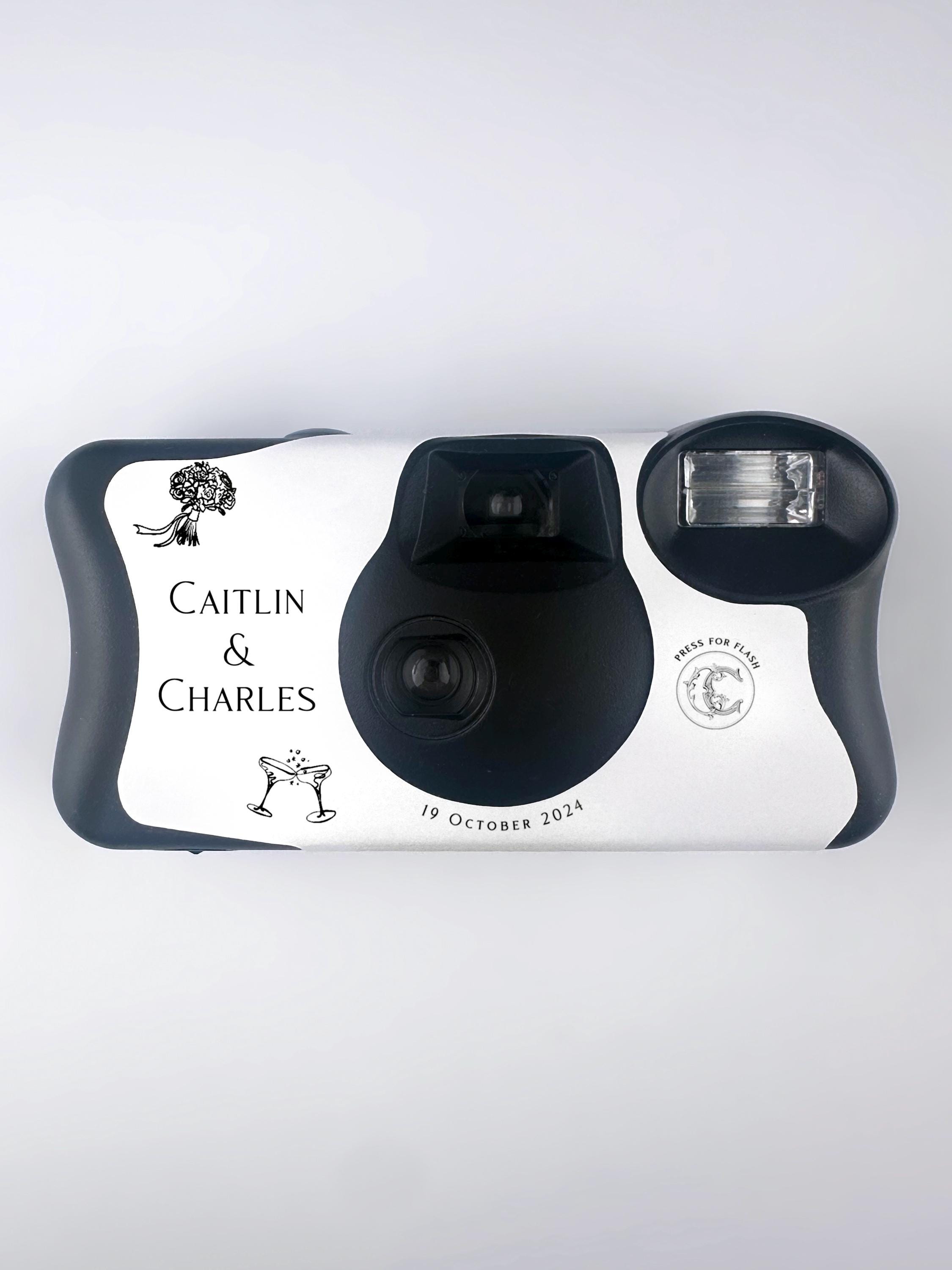 WRAP ONLY B&w- Custom Kodak Disposable Camera Wrap - Custom Camera ...