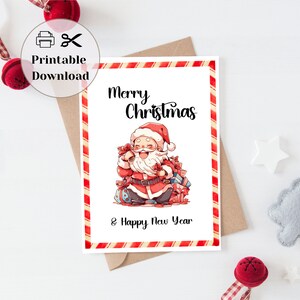 Christmas Card Printable Digital Download Christmas Card 5x7 Christmas ...