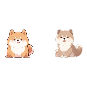Kawaii Cute Puppy Dog Clipart | Adorable Puppy PNG Clipart | Commercial ...