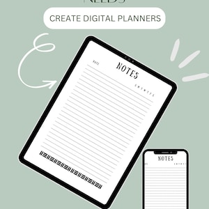 Lined Paper, Digital Journal/note Sheets, Printable Journal/note Sheets ...