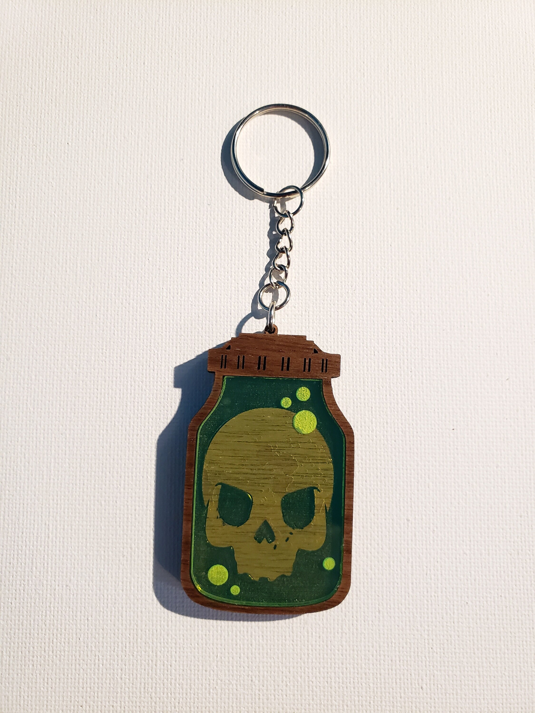 Tier 3 - Skull in a Jar Keychain - Etsy