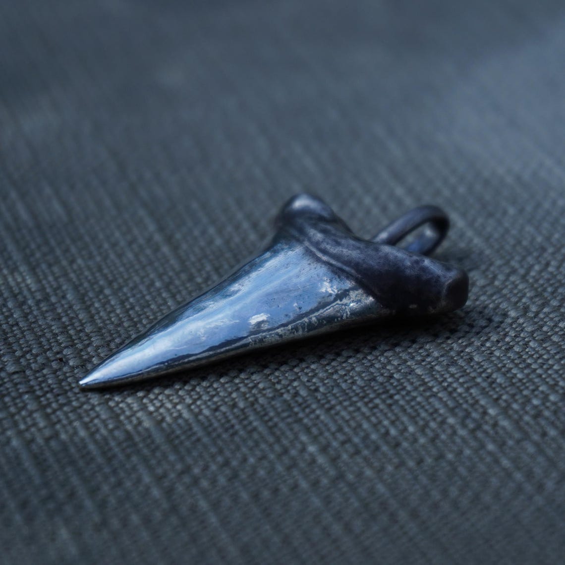 Silver Shark Tooth Pendant - Sterling Oceanic Jewelry - Etsy Canada