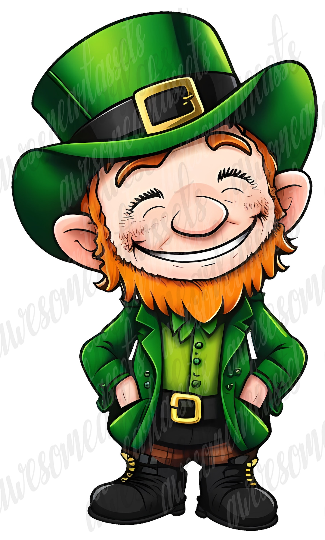 Cute Leprechaun 300 Dpi Transparent PNG FILE, St Patricks Day Shirt, St Paddys Day, Sublimation ...