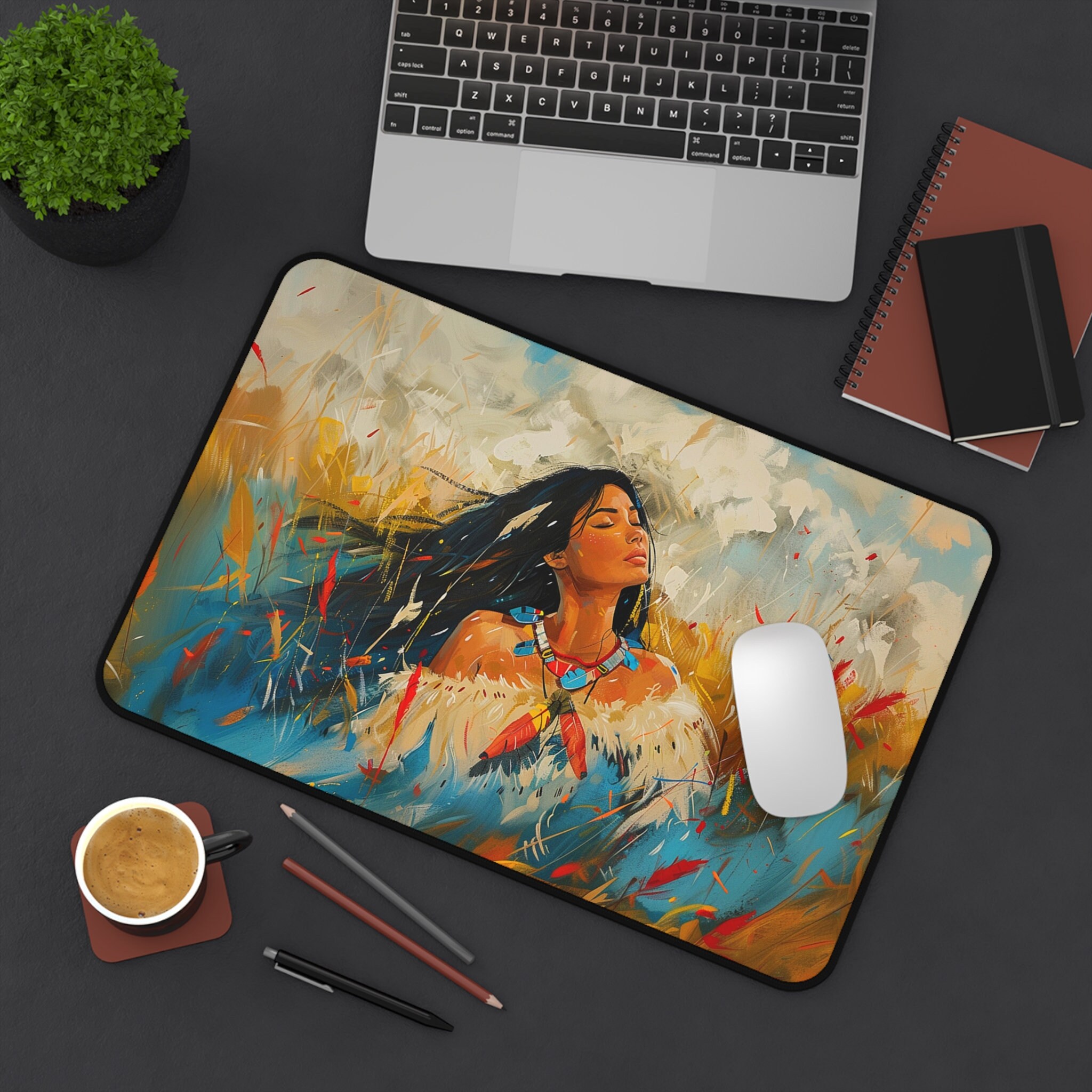 POCAHANTAS - DISNEY PRINCESS - Desk Mat - Animation Movie - Etsy