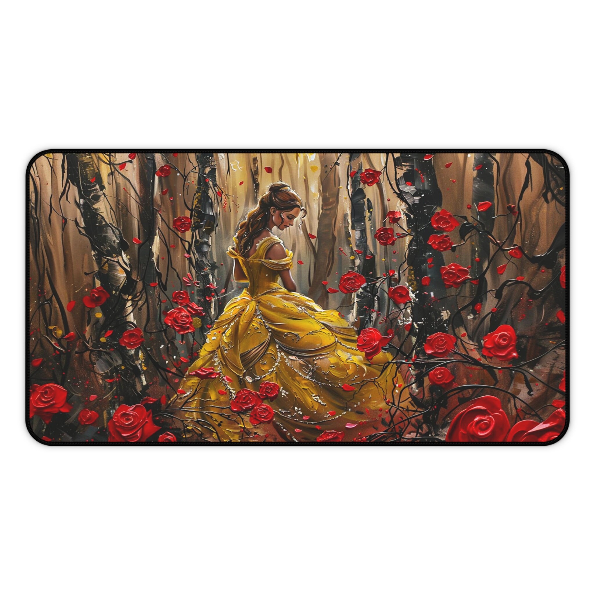 BELLE - DISNEY PRINCESS - Beauty and the Beast, Desk Mat, Office - Etsy