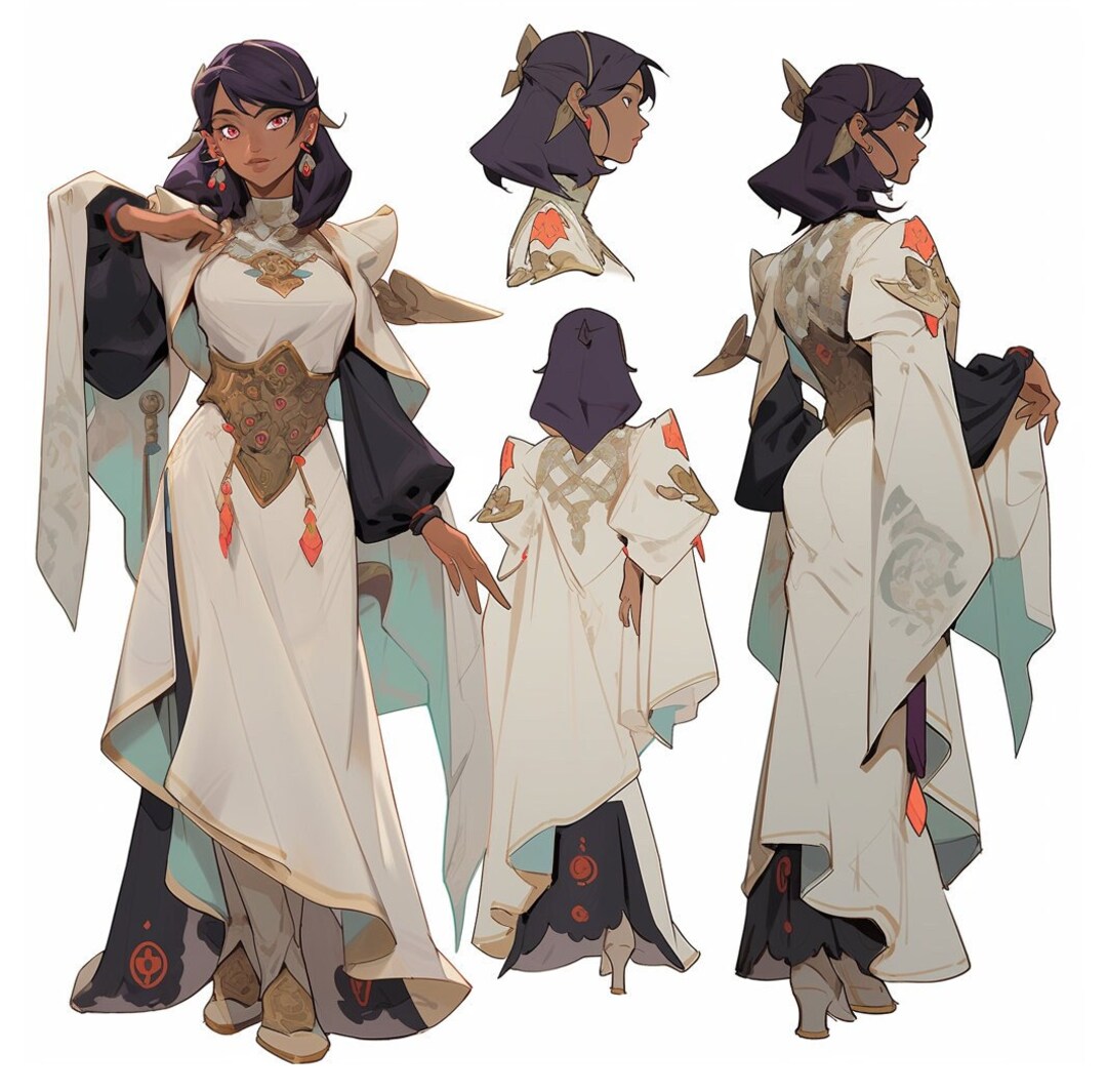 Custom RPG Fantasy Character Commission Concept Art Character Design ...