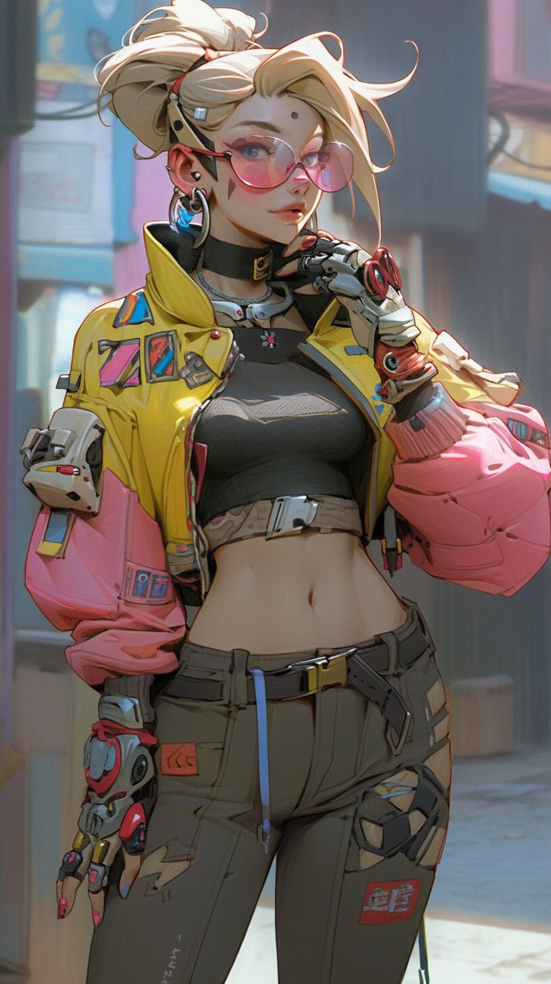 Cyberpunk Sci Fi Character Commission Art Concept Art RPG Character ...