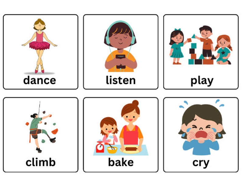 Regular Past Tense Verbs Flashcards, Data Sheets, Worksheets & More - Etsy