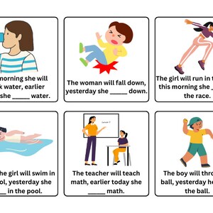 Irregular Past Tense Verbs Flashcards, Worksheets, Data Sheets & More ...