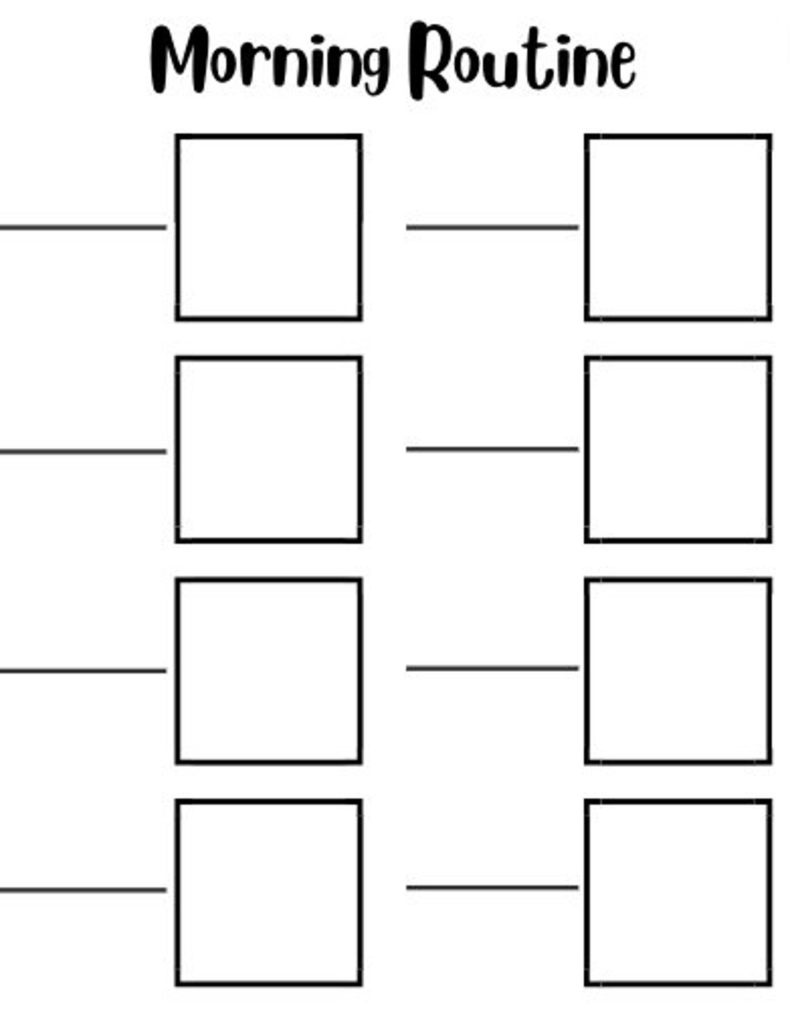 Visual Schedule & Checklist Getting Ready for School - Etsy