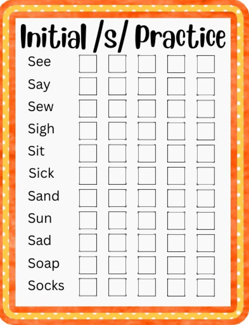Articulation /S/ Drill Practice, Flashcards & Activities Bundle - Etsy