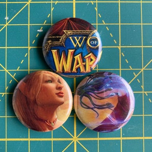 World of Warcraft Button Pin Set of 3 - Etsy