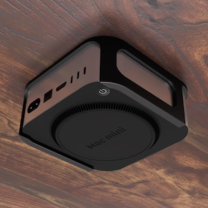 New Apple Mac Mini M4 VESA / Under-desk Mount Bracket | 3D Printed Dock ...