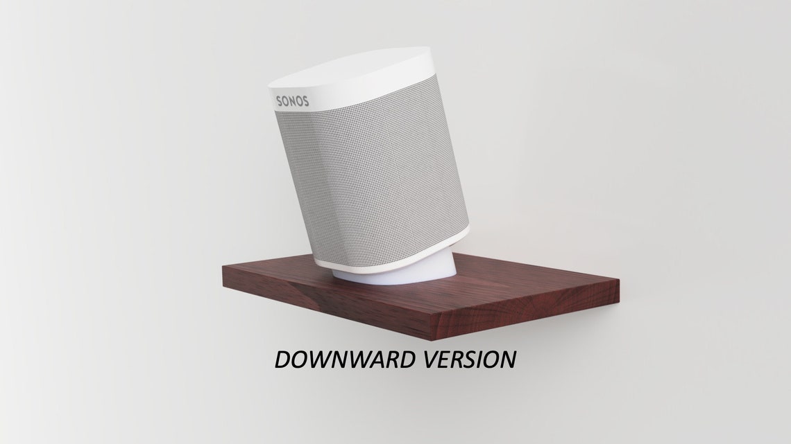 Sonos One Desktop Speaker Stands | Bookshelf Wedge Risers | 15 Degrees ...