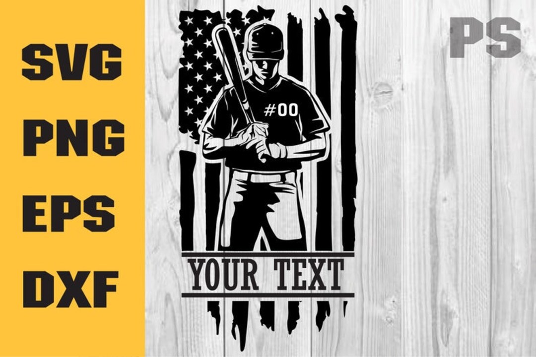 US Baseball Player Svg Baseball Player SVG Baseball Monogram - Etsy