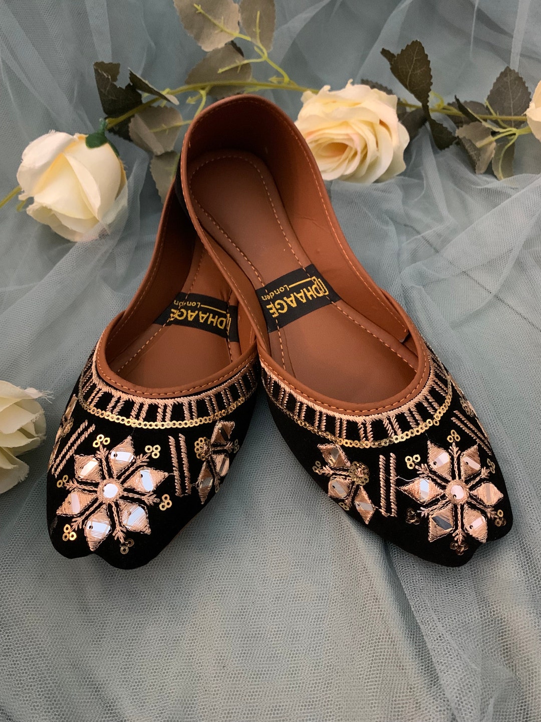 UK Size 3,4,5,6,7,8/dhaagelondon/khussas/juttis/ladies Handmade ...