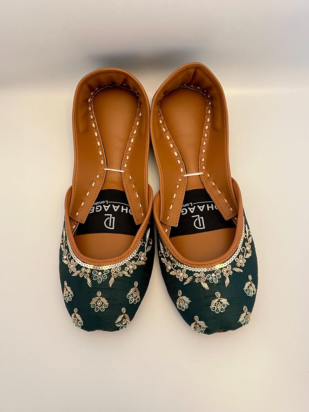 UK Size 6/dhaagelondon/khussas/juttis/ladies Handmade Pakistani Indian ...