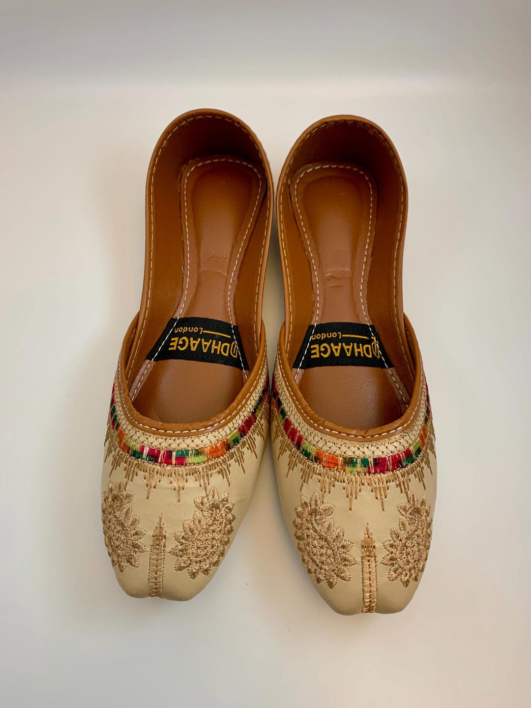 UK Size 6,7/dhaagelondon/khussas/juttis/ladies Handmade Pakistani ...