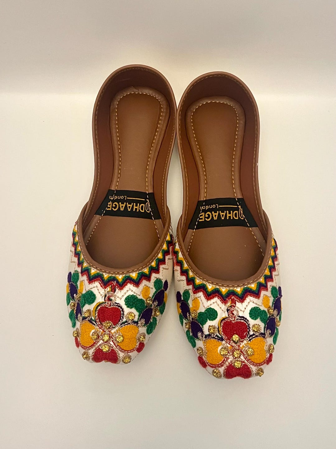 UK Size 4/dhaagelondon/khussas/juttis/ladies Handmade Pakistani Indian ...