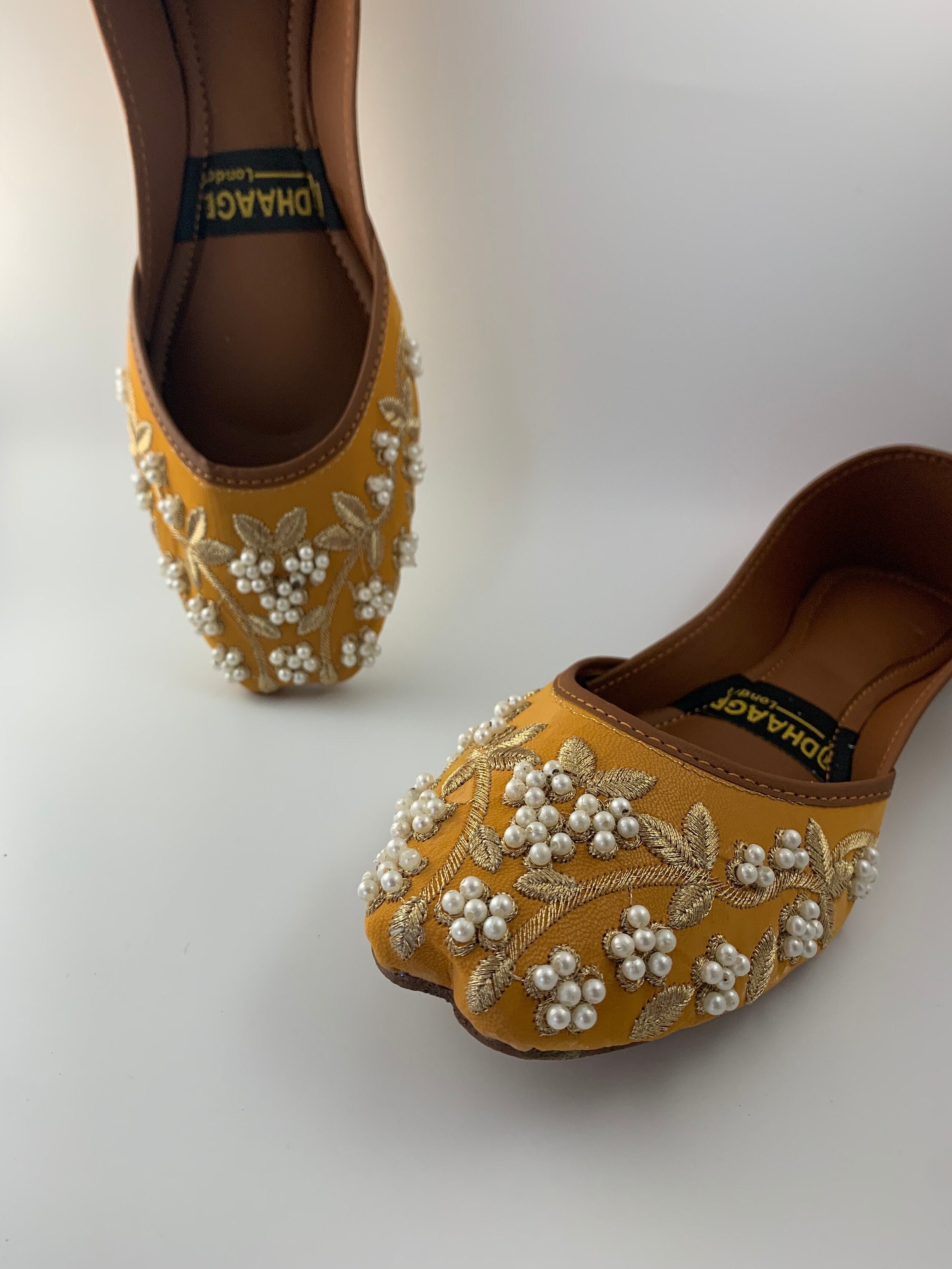 UK Size 3,4,5,6,7,8/dhaagelondon/khussas/juttis/ladies Handmade ...