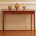 Elegant Solid Cherry Buffet Table Contemporary Shaker Inspired, Console ...