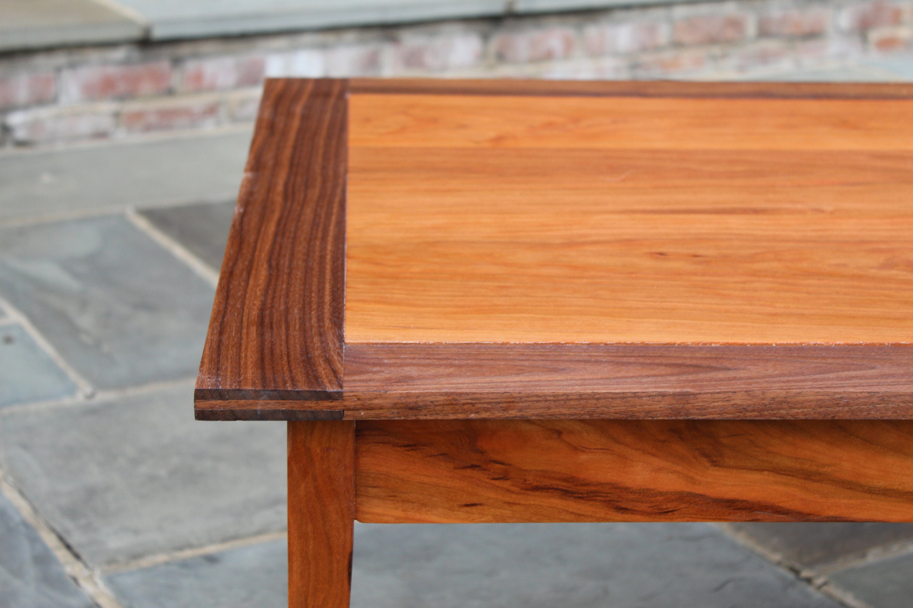 Beautiful Large Coffee Table in Solid Walnut and Cherry - Etsy