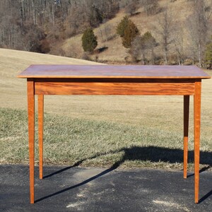 Elegant Solid Cherry Buffet Table Contemporary Shaker Inspired, Console ...