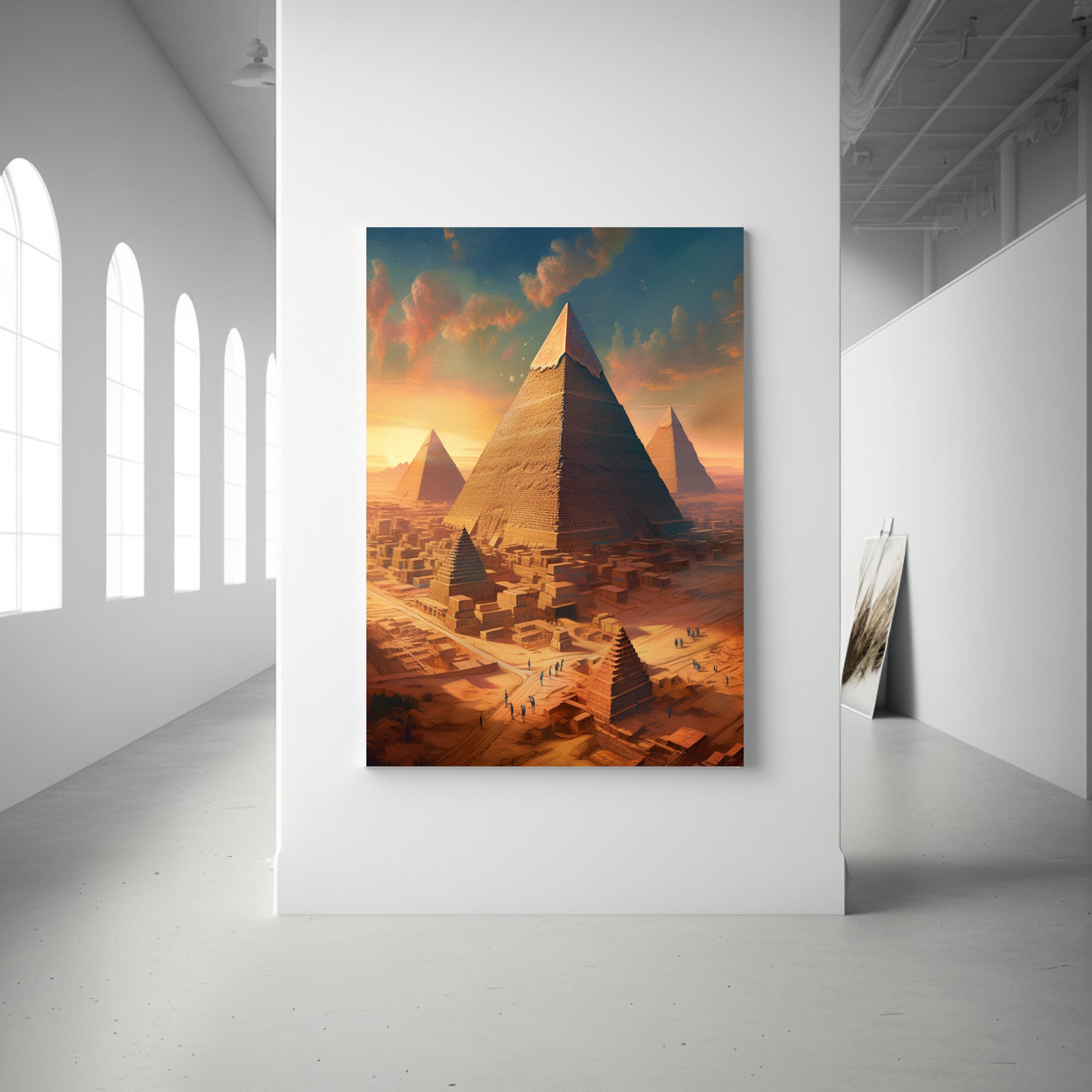 Pyramids of Giza Icaro Mattos AI Digital Download Digital Art Digital ...