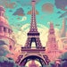 Eiffel Tower 20 Pack AI Digital Download Digital Art Digital Image ...