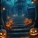 Halloween Haunted House AI Digital Download Digital Art Digital Image ...