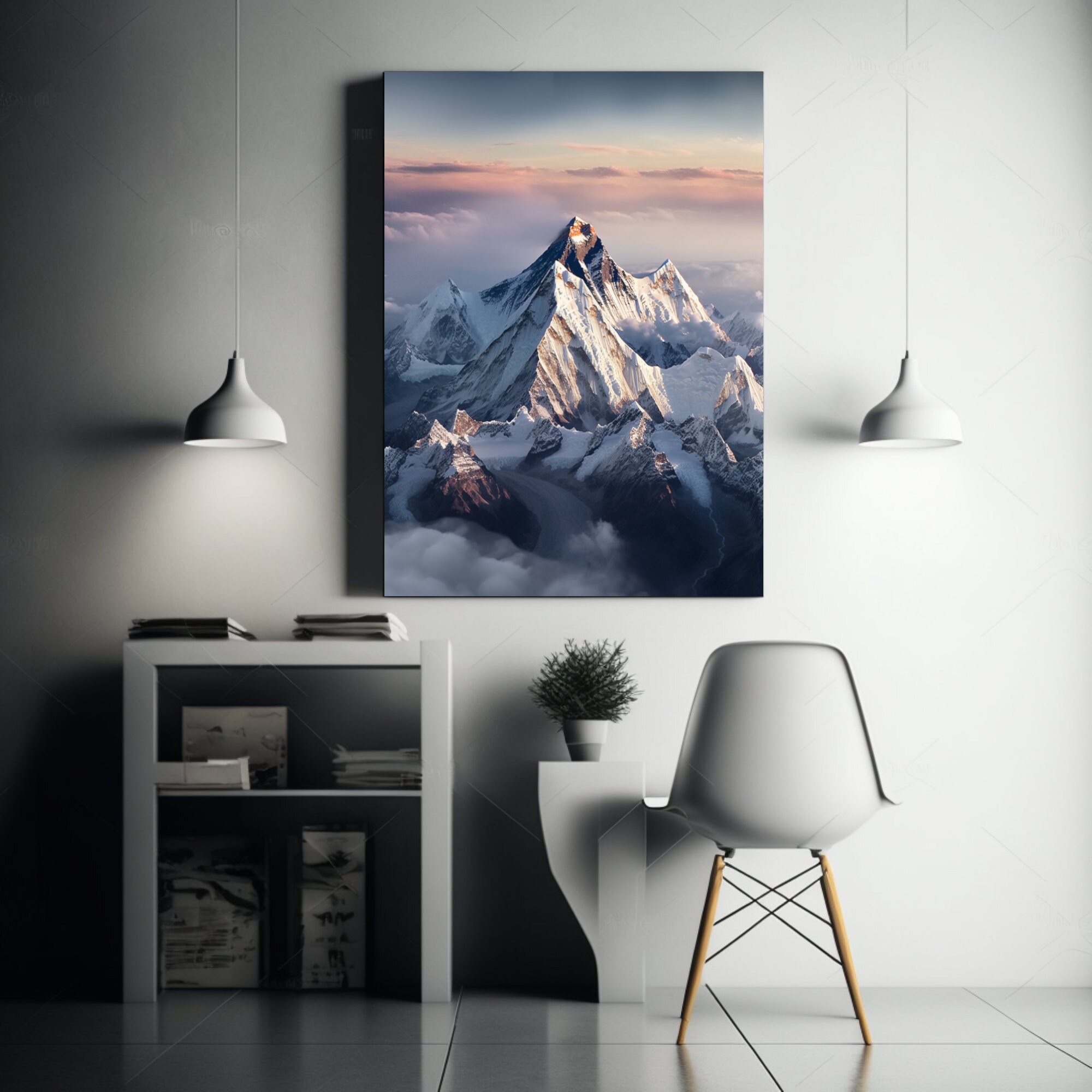 Mount Everest AI Digital Download Digital Art Digital - Etsy
