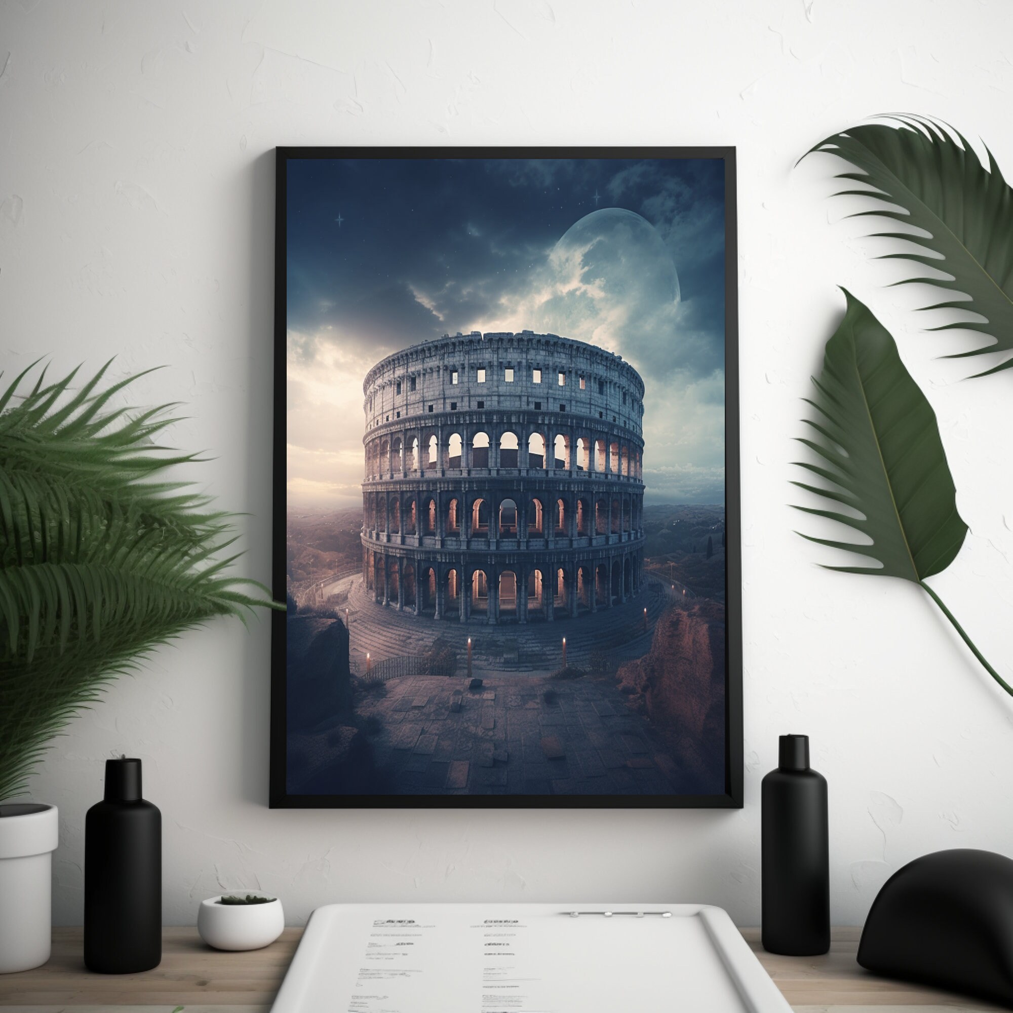 Colosseum Sci-fi AI Digital Download Digital Art Digital - Etsy