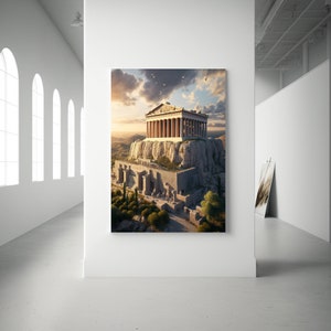 Acropolis of Athens AI Digital Download Digital Art Digital Image ...