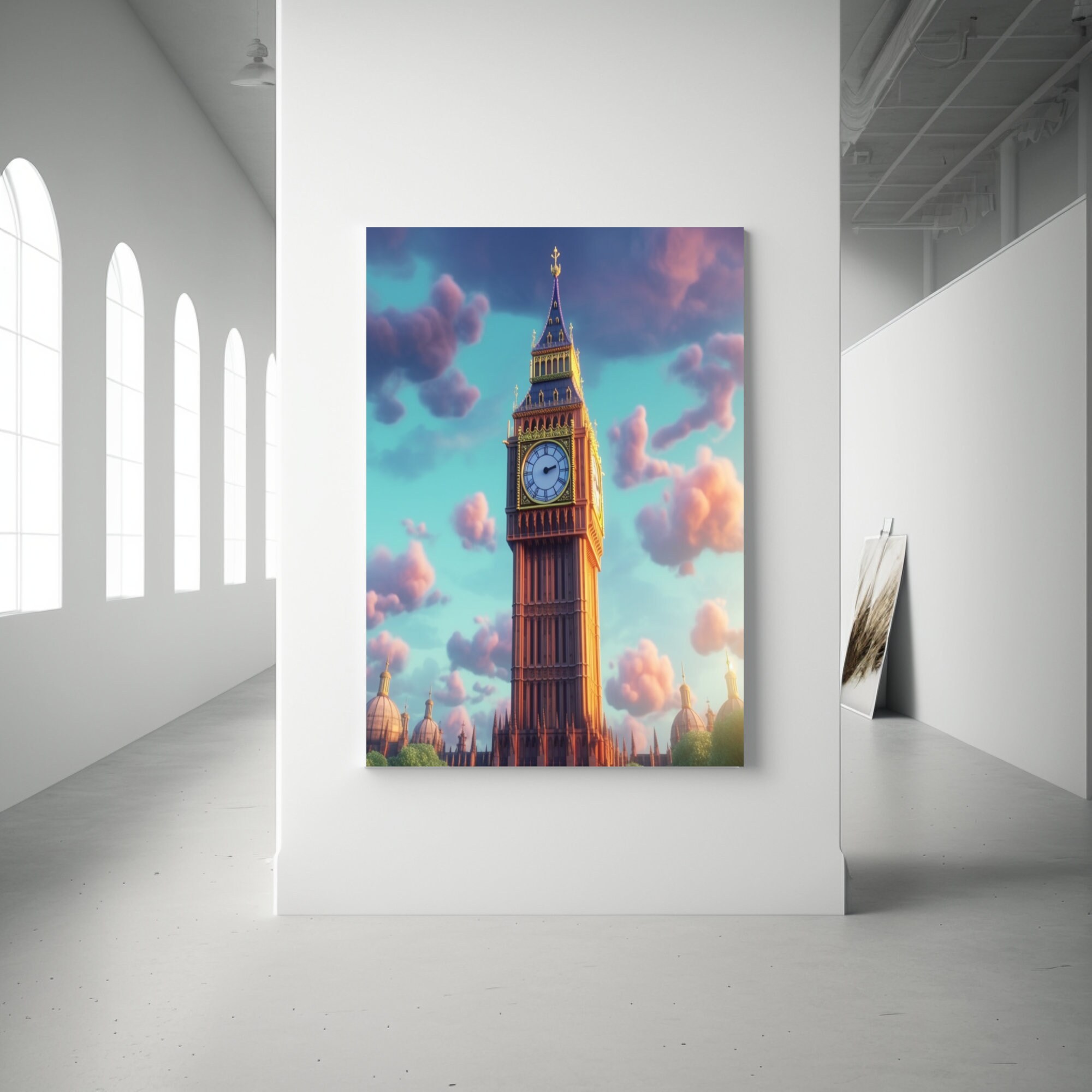 Big Ben Anime AI Digital Download Digital Art Digital - Etsy