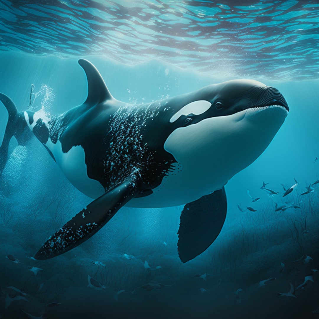 Orca AI Digital Download Digital Art Animal Digital Image - Etsy
