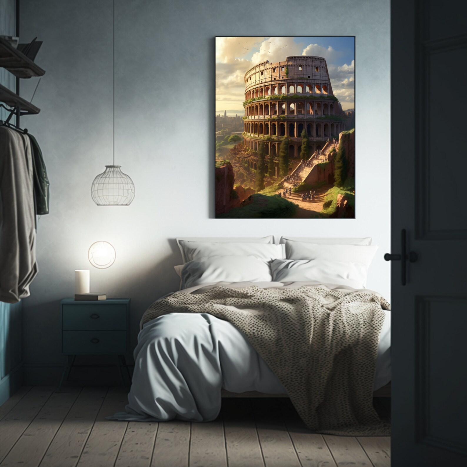 Colosseum Overgrown AI Digital Download Digital Art - Etsy