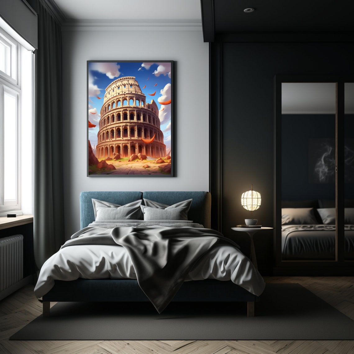 Colosseum Anime AI Digital Download Digital Art Digital Image Landmark ...