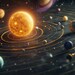 Cosmic Radiance Solar System Digital Art AI Digital Download Digital ...